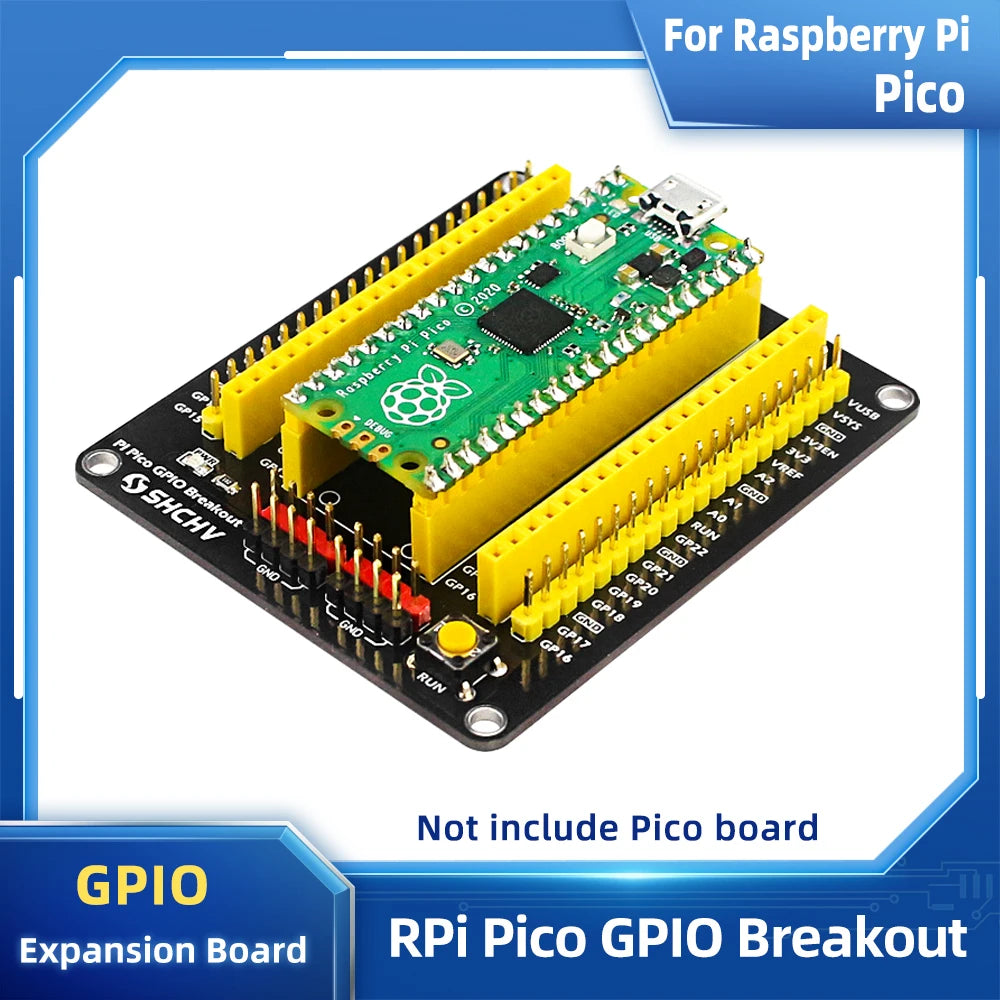 Raspberry Pi Pico GPIO Breakout Extender DIY Expansion Board Male Fema